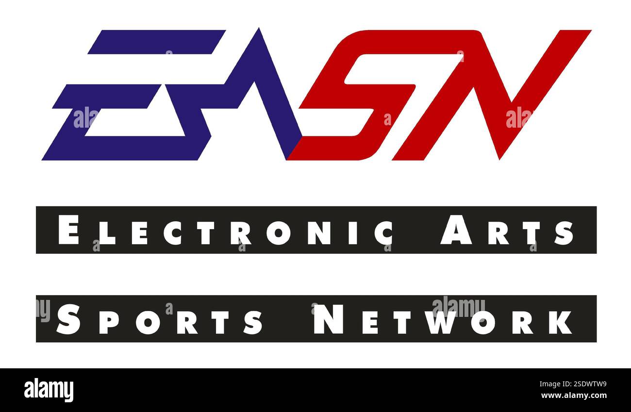 EA Sports Logo 1991, Games, Old Logo from 1991 Stock Photo - Alamy