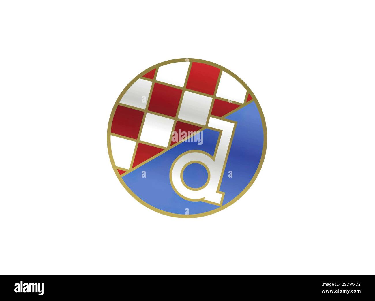 Rotated to right, Dynamo Zagreb Logo 2011, Soccer, Historic Logo from ...
