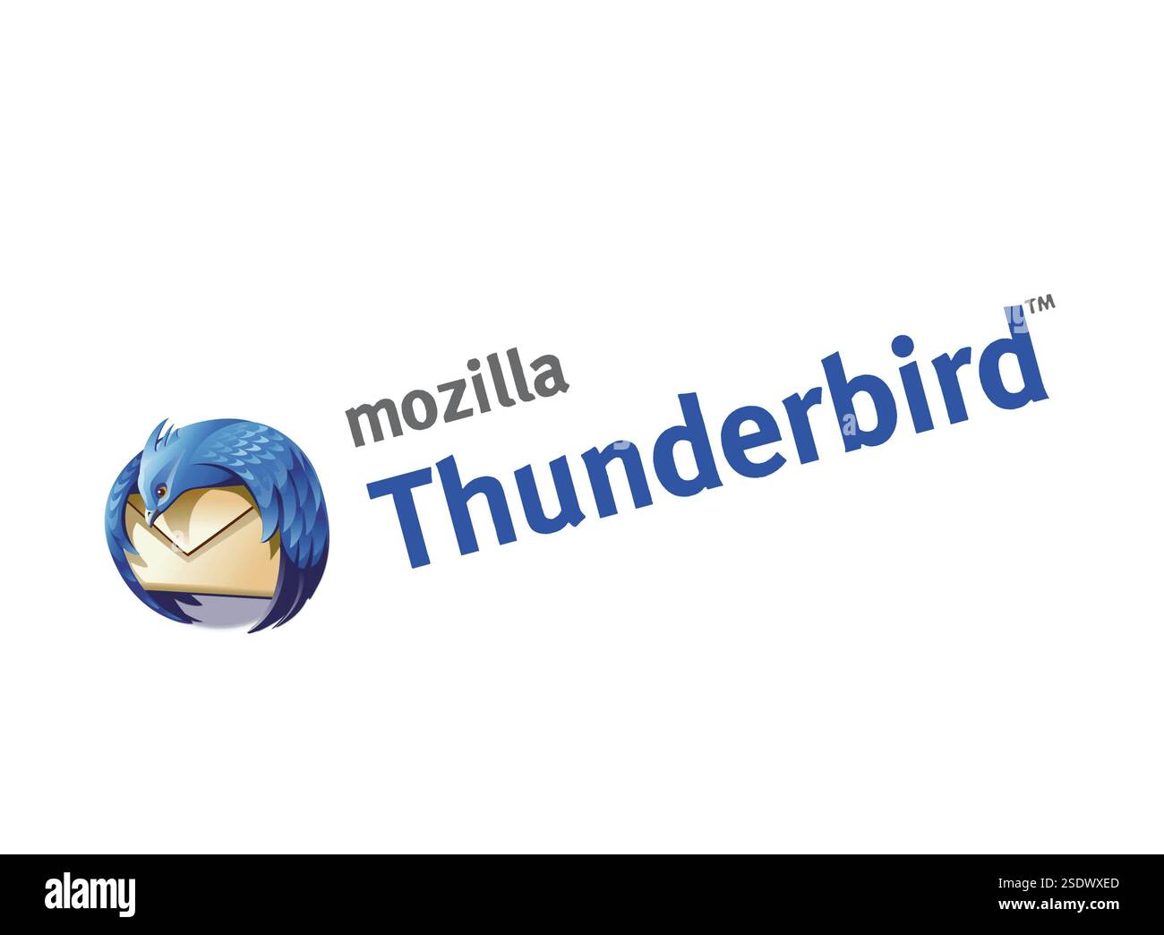 Turned to the left, Mozilla Thunderbird logo 2004, Internet, Historical ...