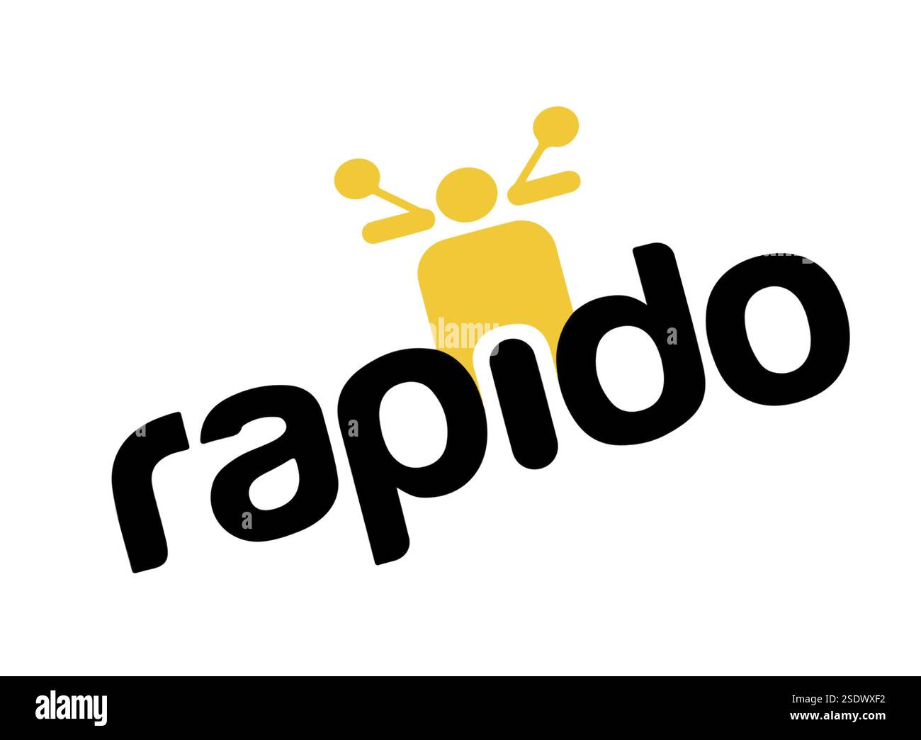 Rotated to left, Rapido Logo, Organisation, Logo Stock Photo - Alamy