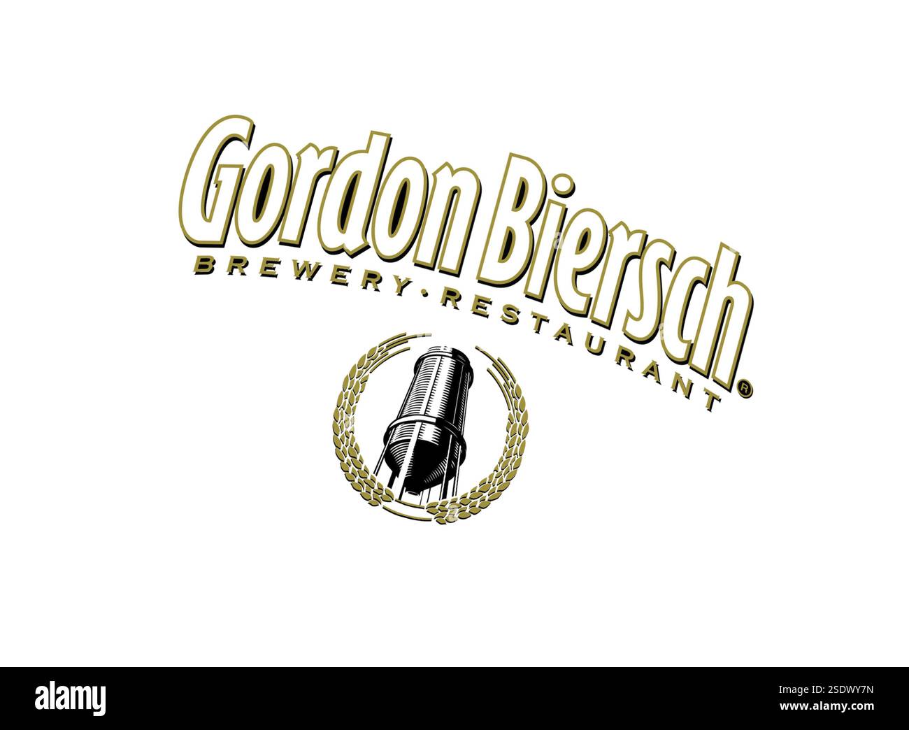 Rotated to right, Gordon Biersch Logo, Drink, Logo Stock Photo - Alamy