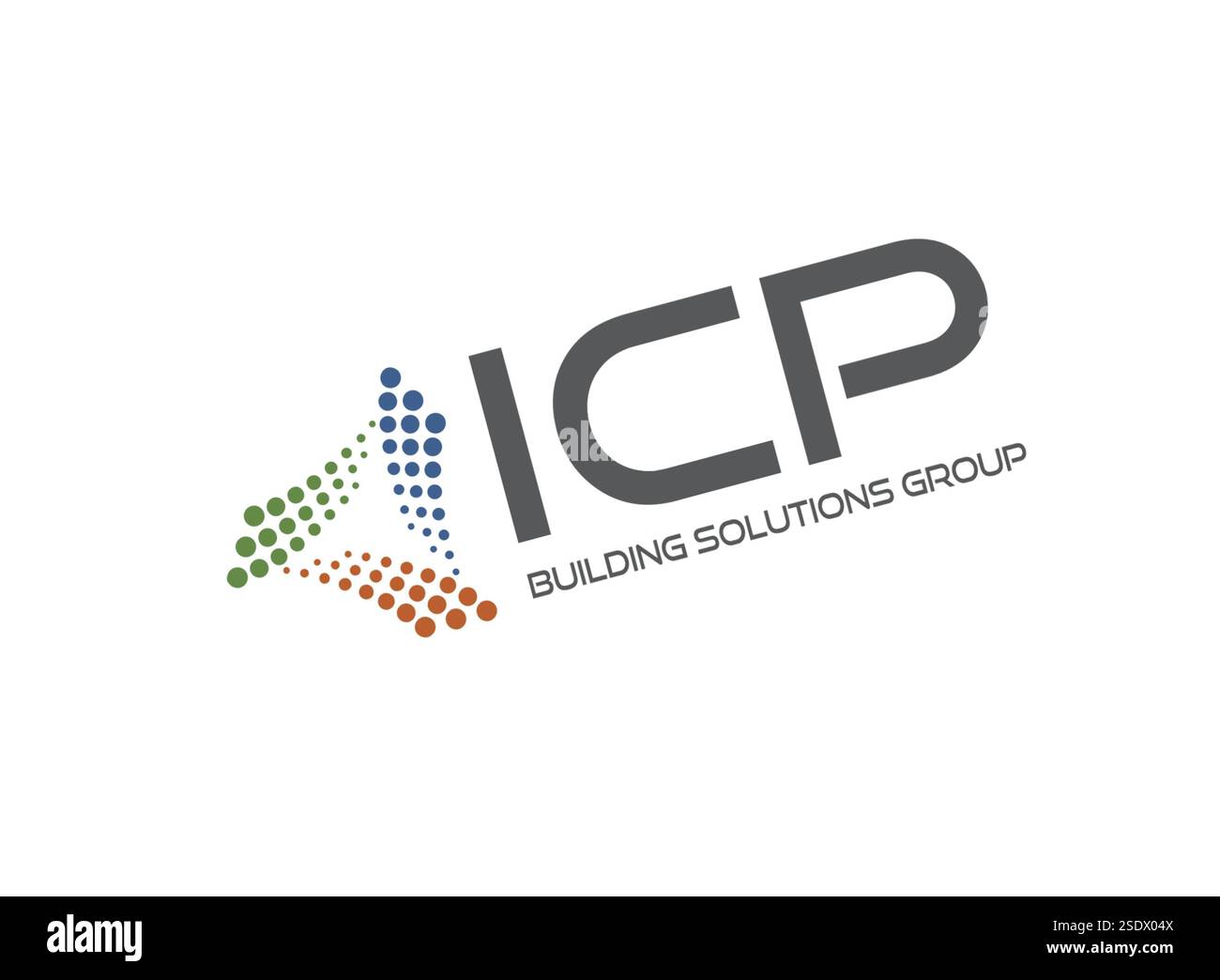 Turned to the left, ICP Logo, Industry, Logo Stock Photo - Alamy