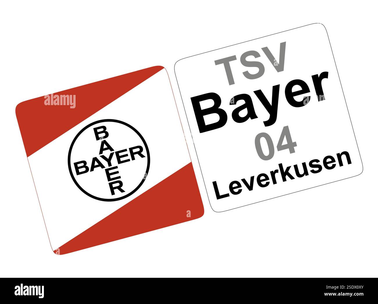 Rotated to left, Bayer 04 Leverkusen Logo 1988, Soccer, Old Logo from ...