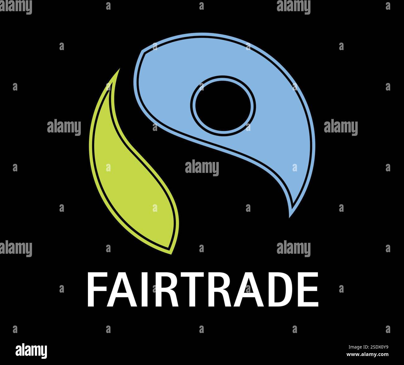 Fairtrade symbol, Organization, Logo Stock Photo - Alamy