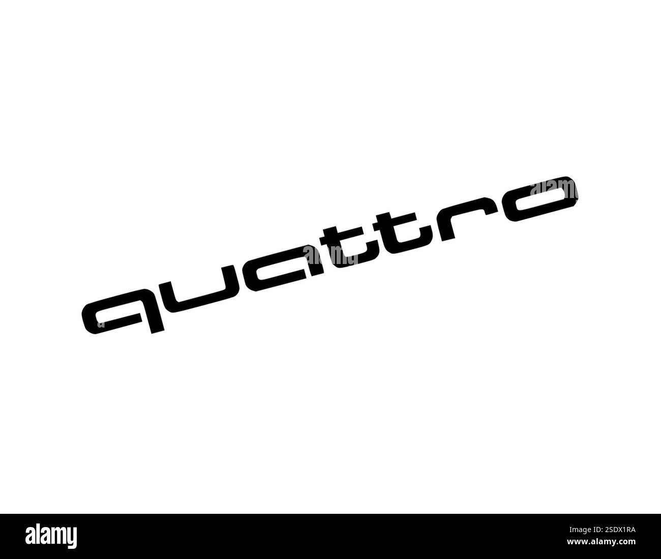 Quattro logo Black and White Stock Photos & Images - Alamy