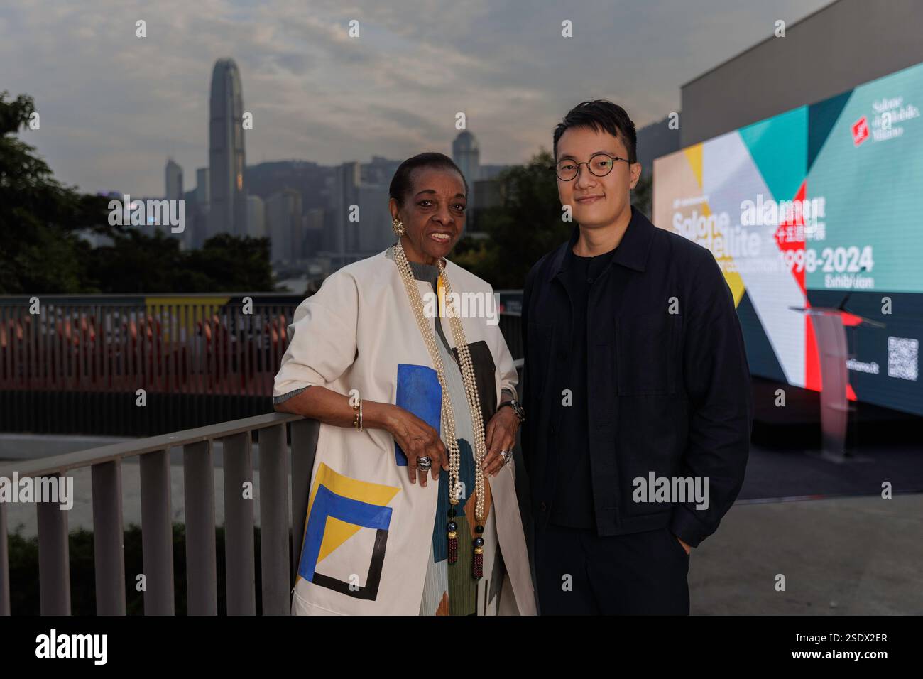 Hong Kong, China. 30th Jan, 2025. (L-R) Marva Griffin, founder and ...