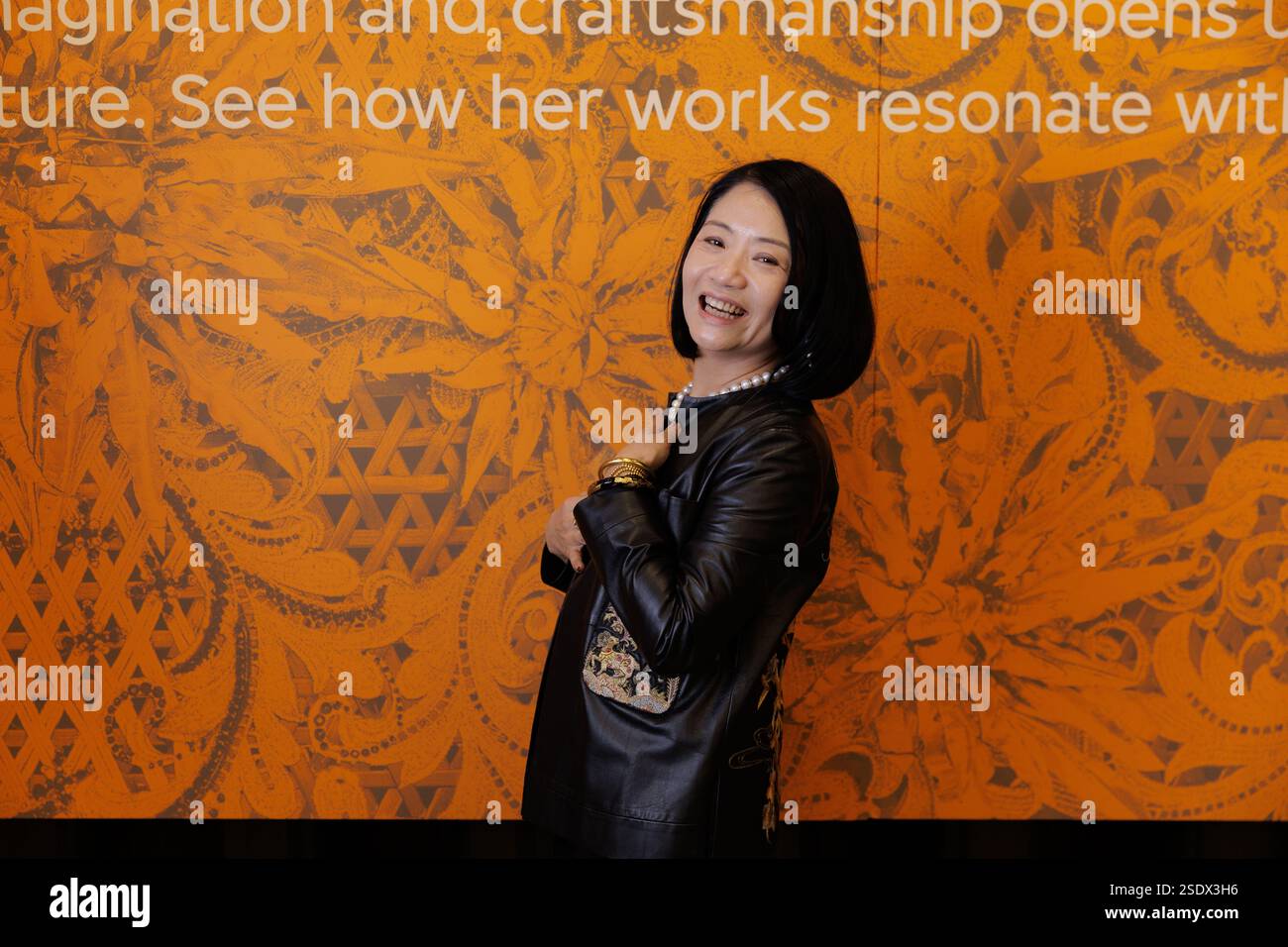 Hong Kong, China. 21st Sep, 2024. A portrait of Guo Pei at her ...