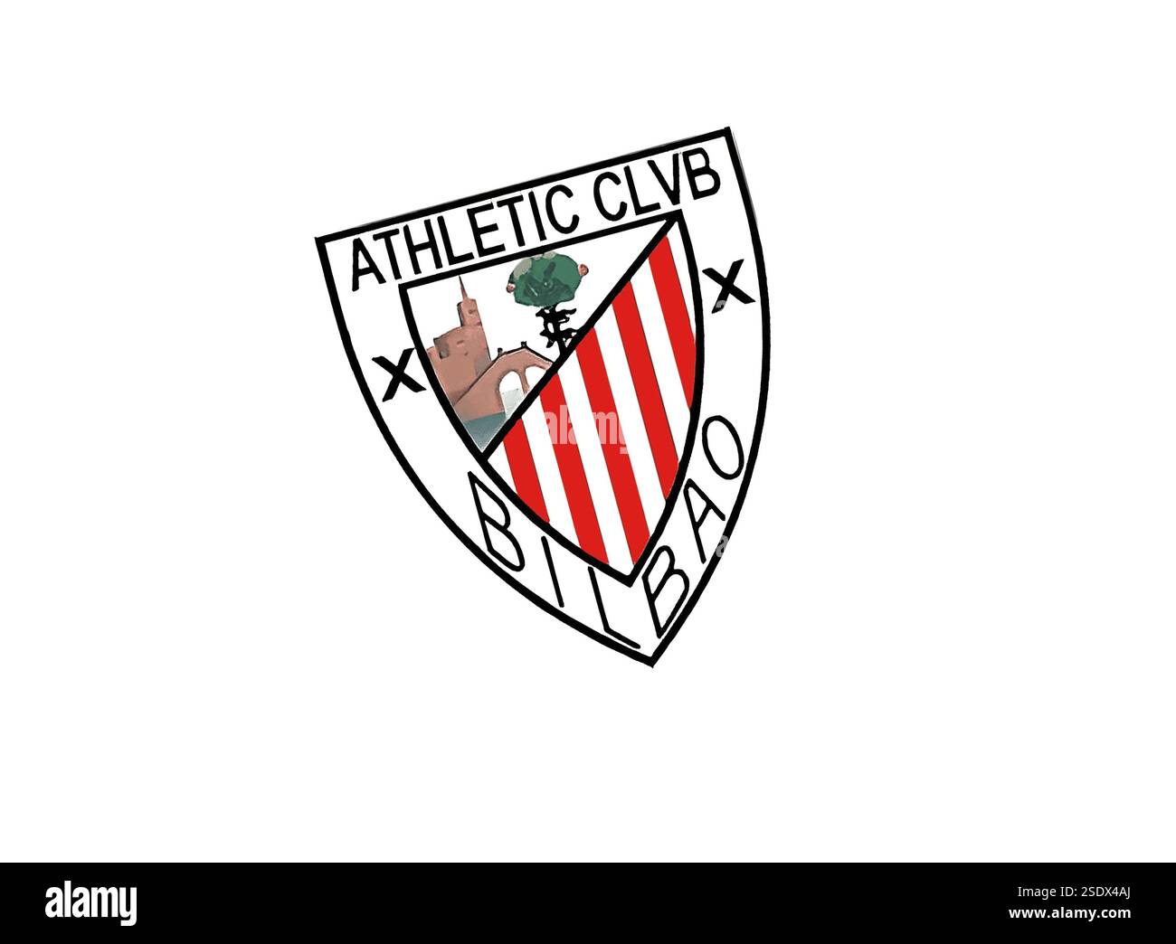 Rotated to left, Athletic Bilbao Logo 1930 1941, Soccer, Old Logo from ...