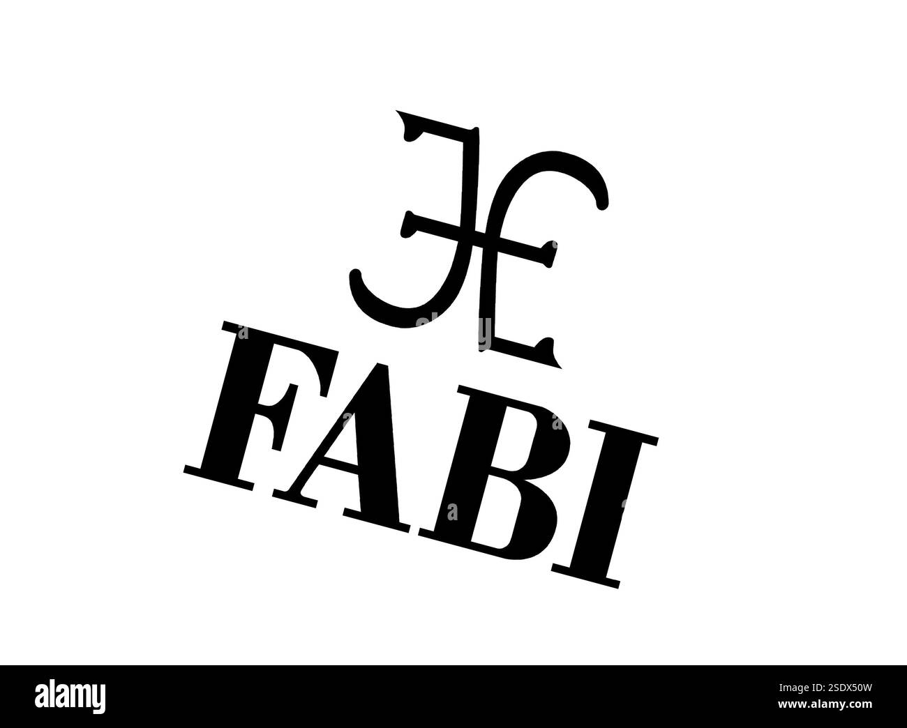 Rotated to right, Fabi Logo old, Fashion, Logo Stock Photo - Alamy