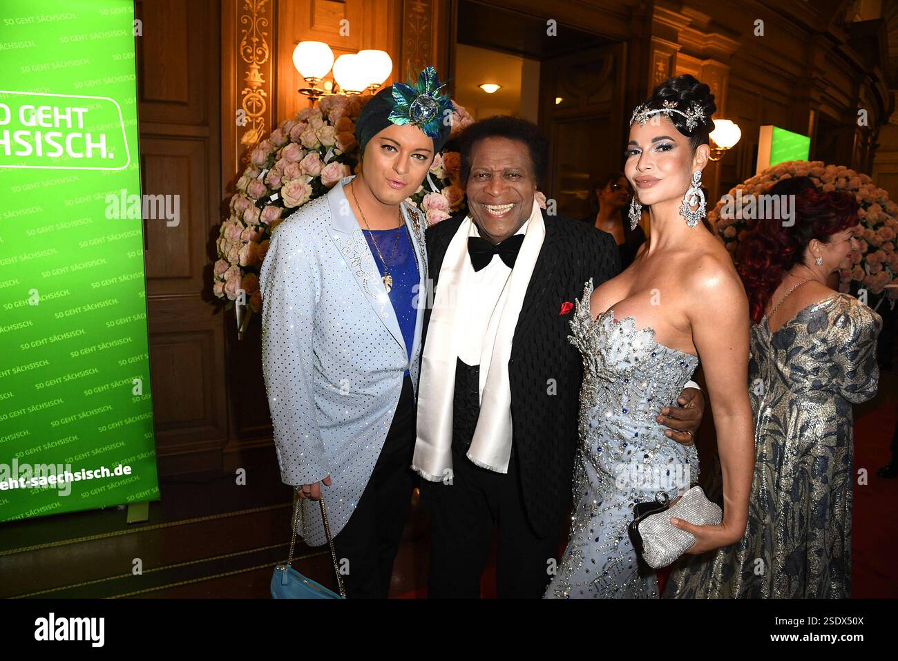 Julian F. M. Stoeckel, Roberto Blanco und Micaela Schaefer beim Semper ...