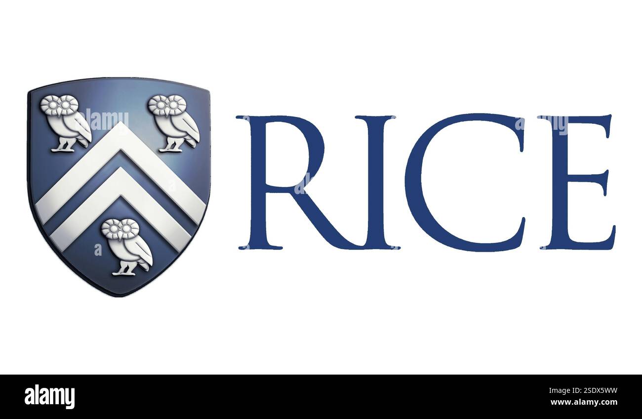 Rice University Logo old, Education, Logo Stock Photo - Alamy