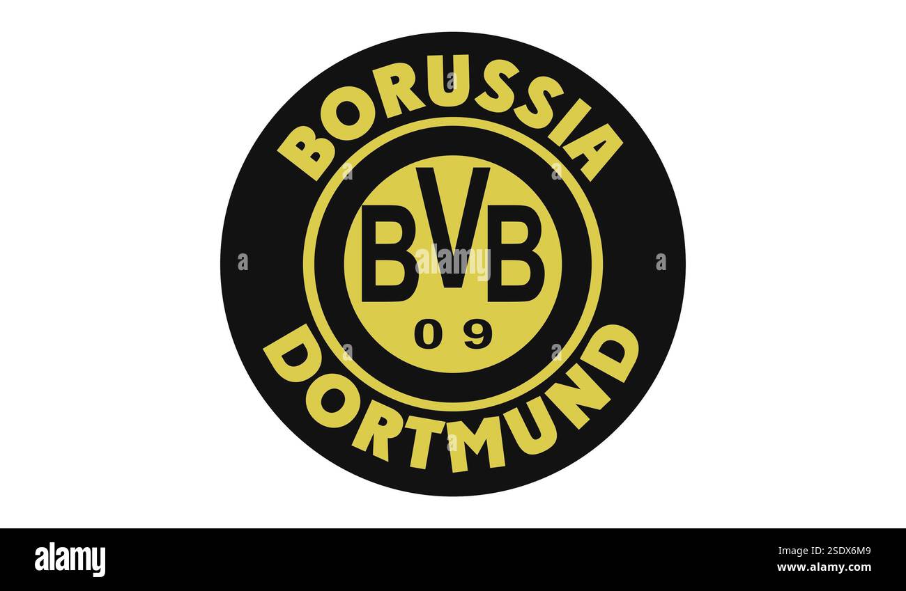 BVB Logo 1964, Soccer, Old Logo from 1964 Stock Photo - Alamy