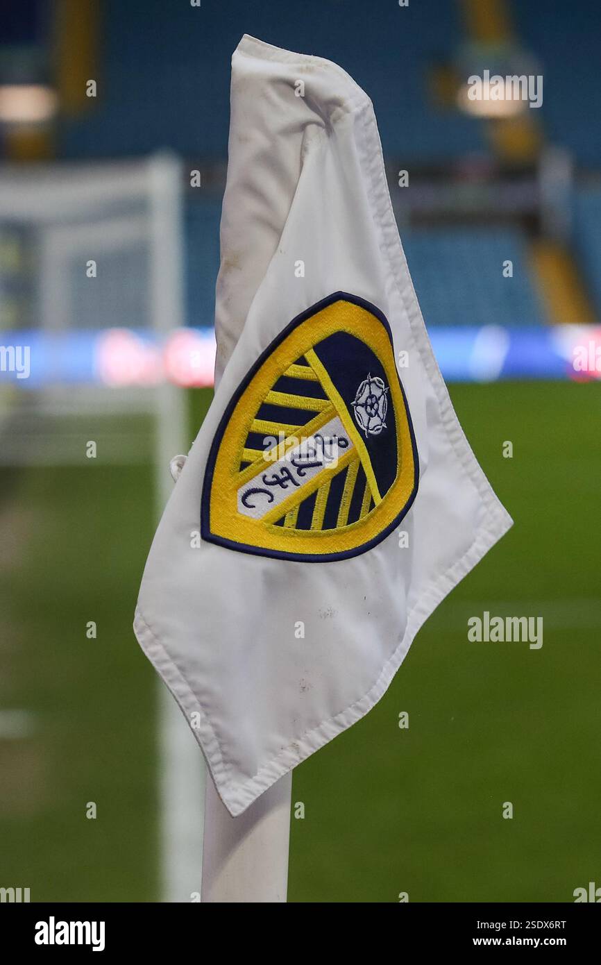 Corner flag Ground View inside the Stadium during the Leeds United FC v ...