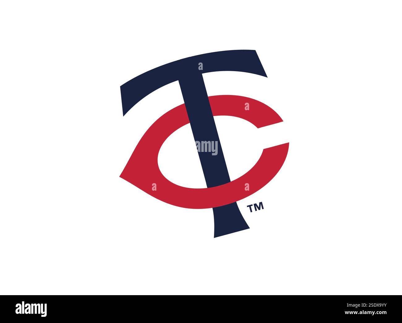 Nach links gedreht, Minnesota Twins Logo, Baseball, Logo Stock Photo ...