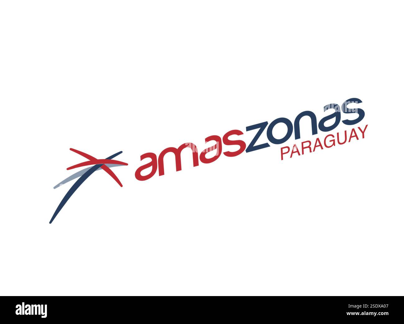 Turned to the left, Amaszonas Paraguay logo, airline, logo Stock Photo ...