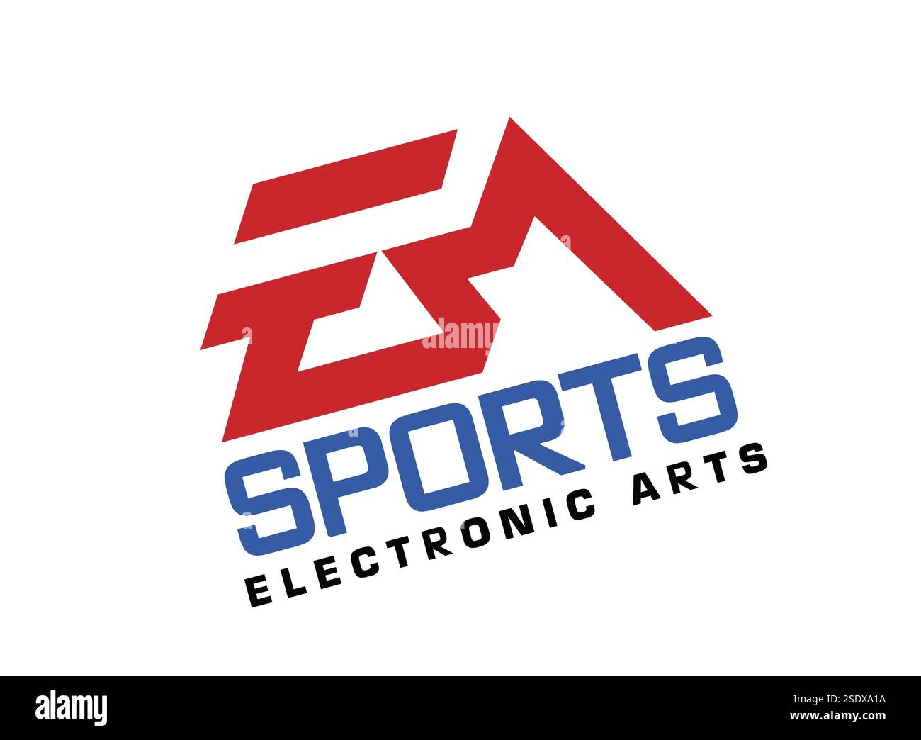 Rotated to left, EA Sports Logo 1993, Games, Old Logo from 1993 Stock ...