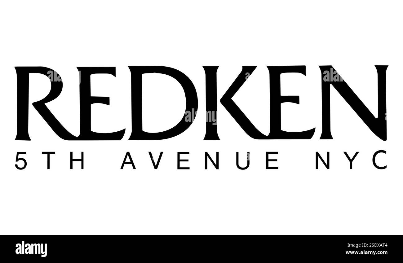 Redken Logo 1995, Cosmetics, Old Logo from 1995 Stock Photo - Alamy