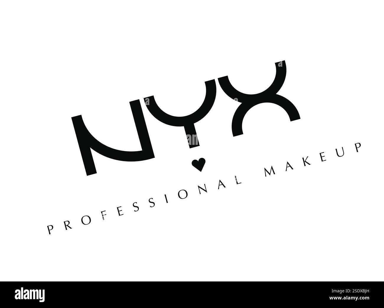 Turned to the left, NYX Logo, Cosmetics, Logo Stock Photo - Alamy