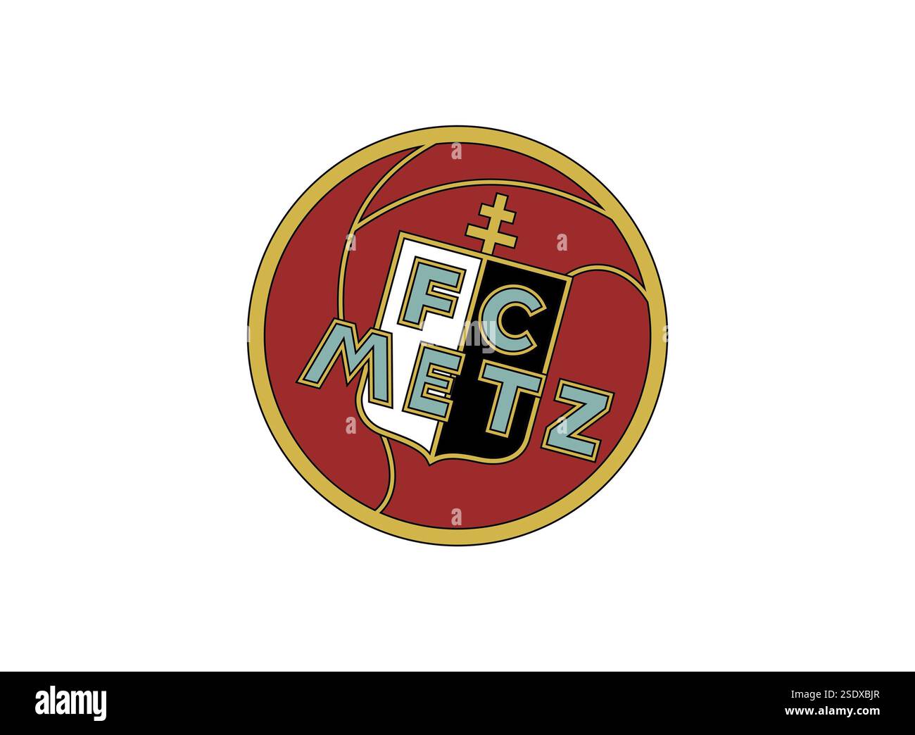 Rotated to right, FC Metz Logo before 1966, Soccer, Historic Logo from ...