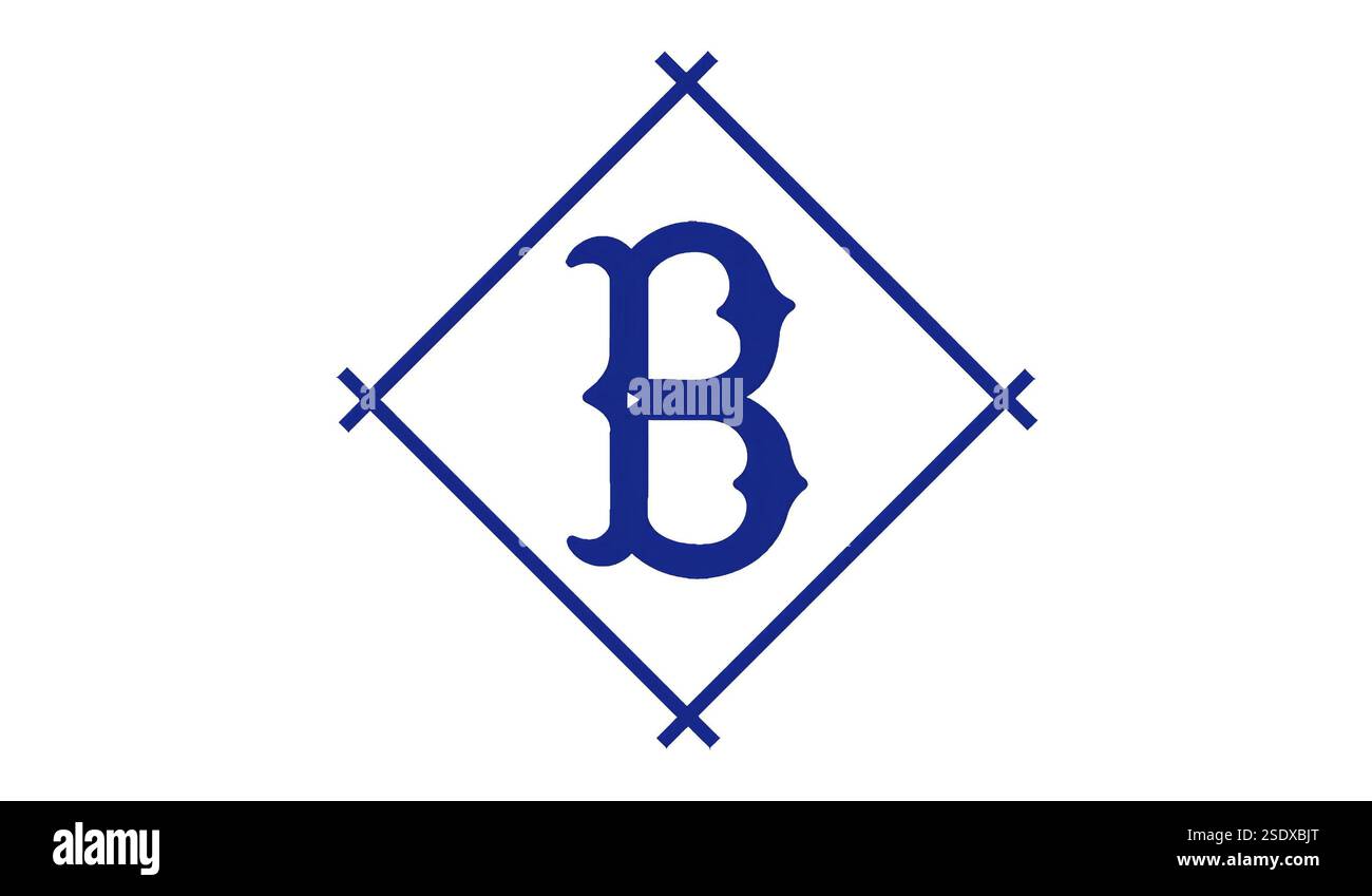 Brooklyn Trolley Dodgers Logo 1911, Baseball, Old Logo from 1911 Stock ...