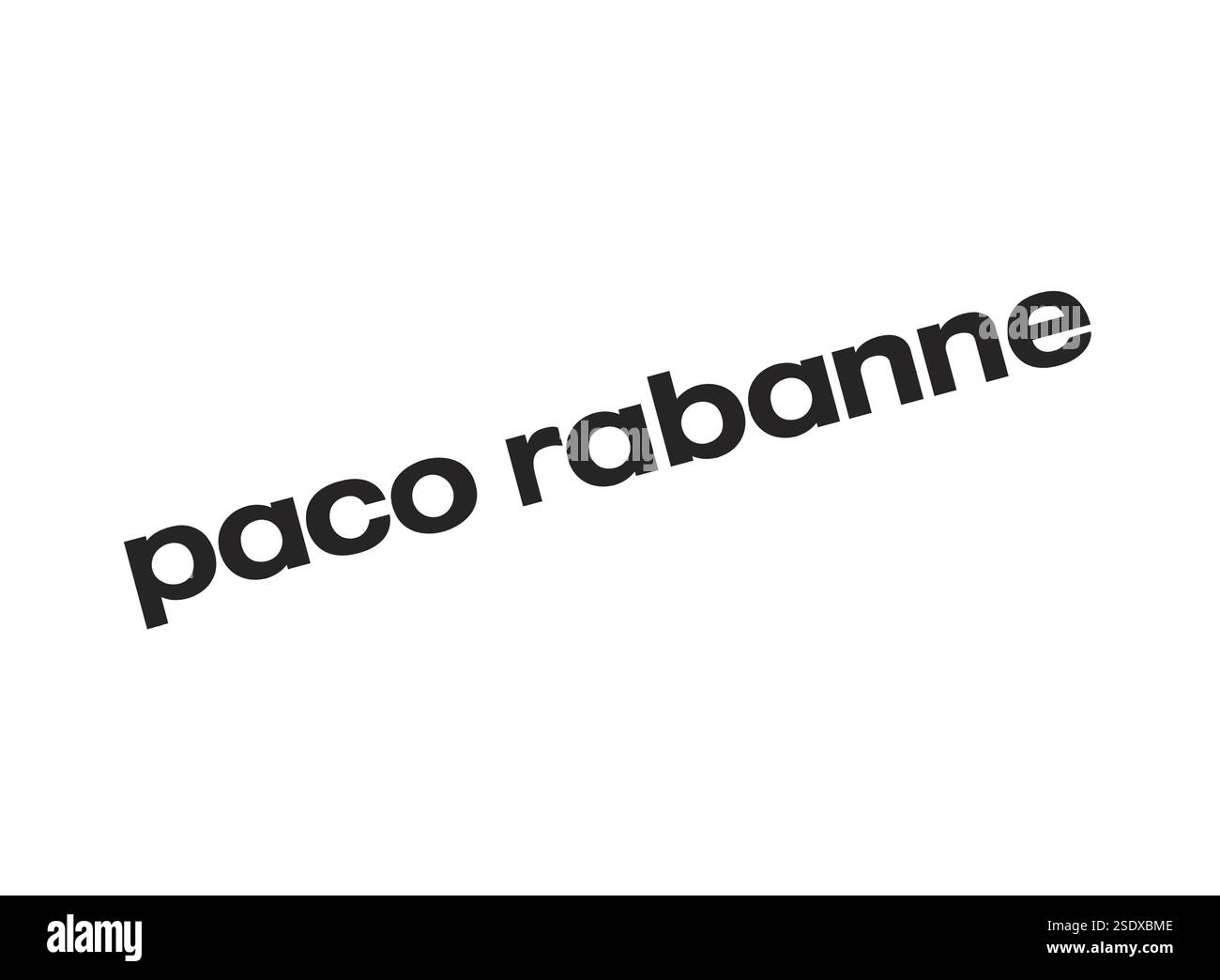 Turned to the left, Paco Rabanne logo, Fashion accessories, Logo Stock ...