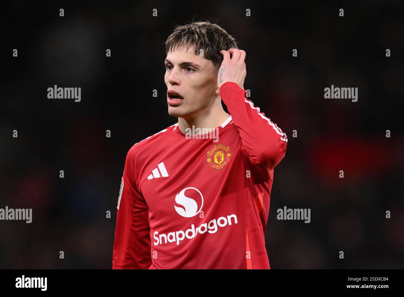 Manchester United's Alejandro Garnacho during the Manchester United FC ...