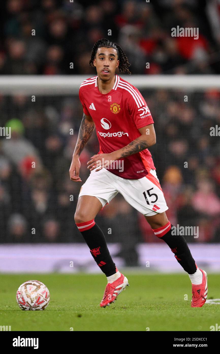 Manchester United's Leny Yoro during the Manchester United FC v ...