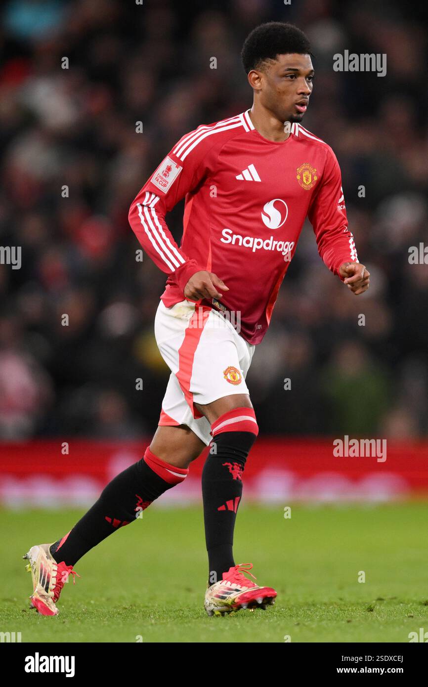 Manchester United's Amad Diallo during the Manchester United FC v ...