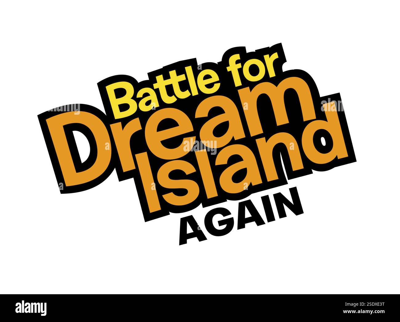 Rotated to left, Battle for Dream Island Logo, Media & TV, Logo Stock Photo - Alamy