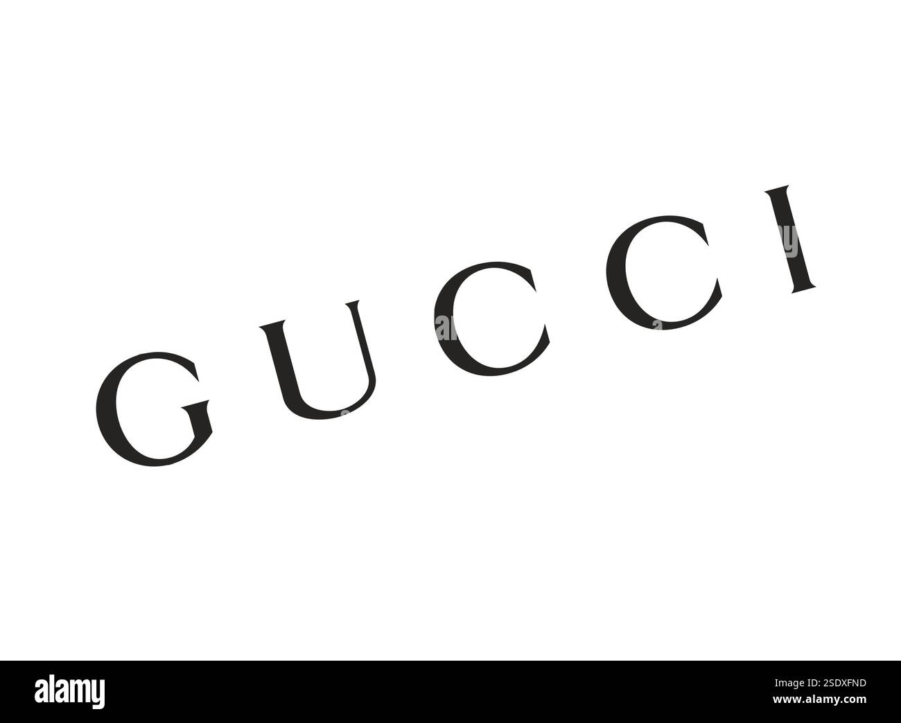 Turned to the left, Gucci sneaker logo, logo Stock Photo - Alamy