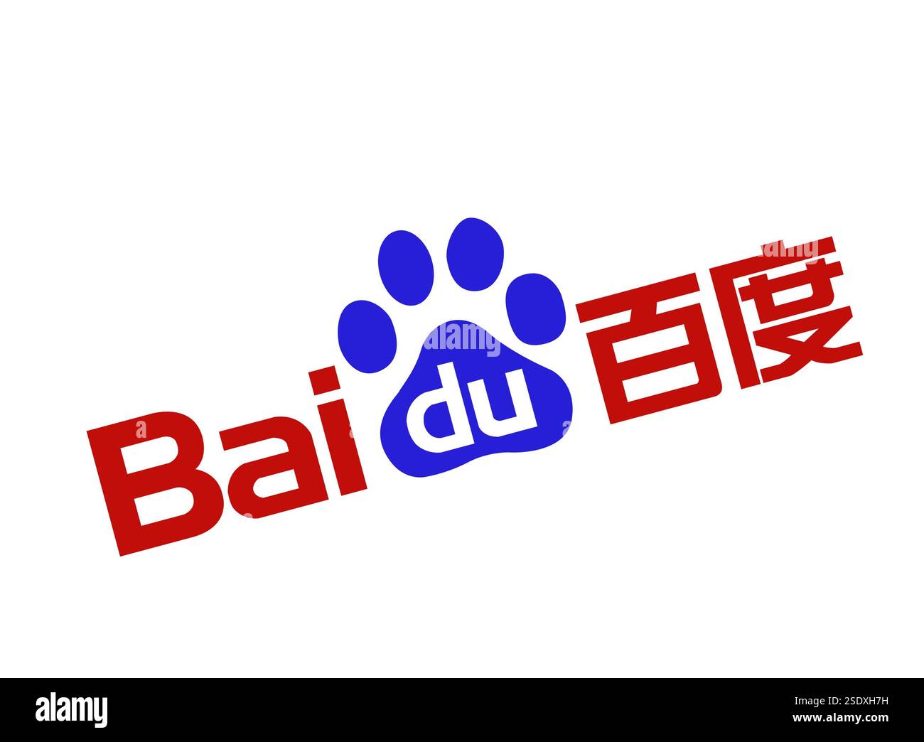 Rotated to left, Baidu Logo 2005, Internet, Old Logo from 2005 Stock ...