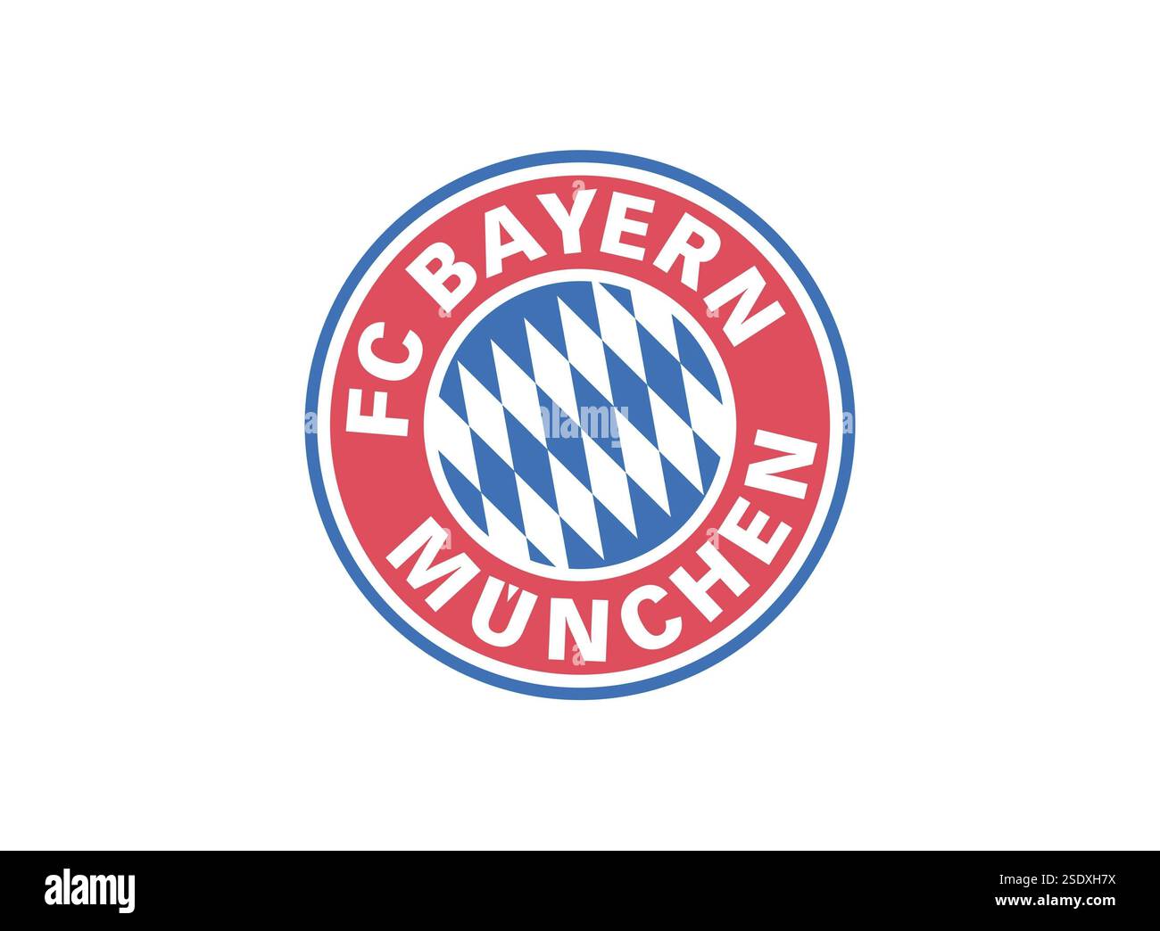 Rotated to left, Bayern Munchen 2002, Soccer, Old Logo from 2002 Stock ...