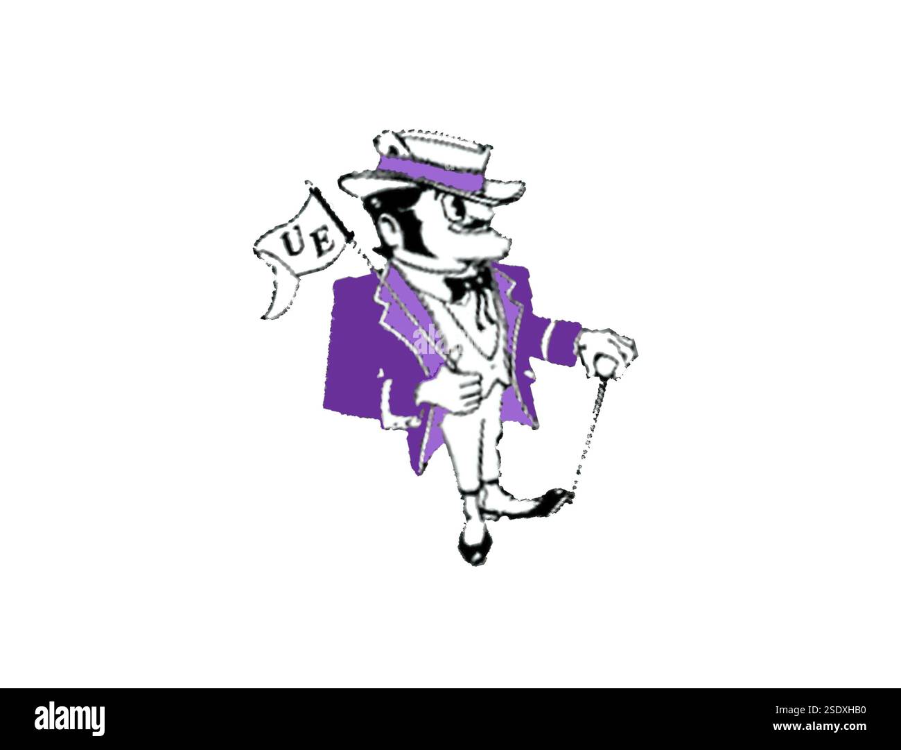 Rotated to left, Evansville Purple Aces Logo 1977, American colleges ...