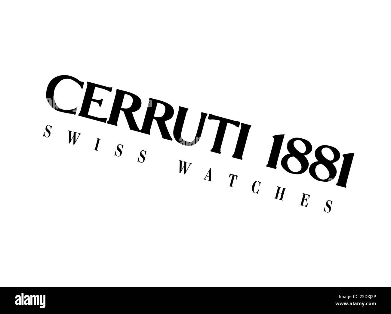 Rotated to right, Cerruti 1881 logo, Fashion, Logo Stock Photo - Alamy