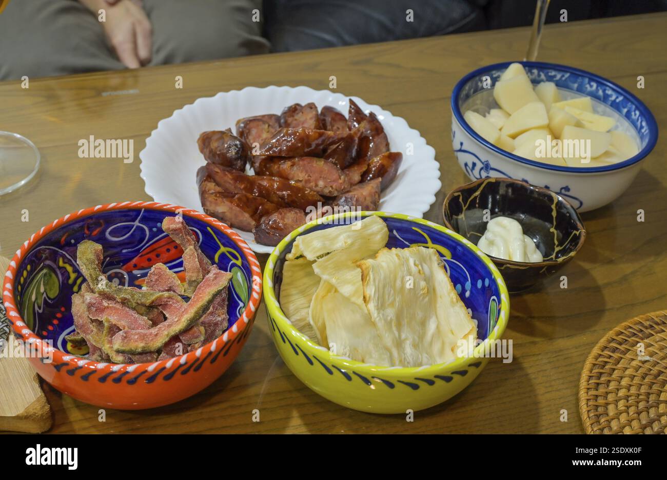 Food at home, table, typical cuisine, Taiwan, Asia Stock Photo - Alamy