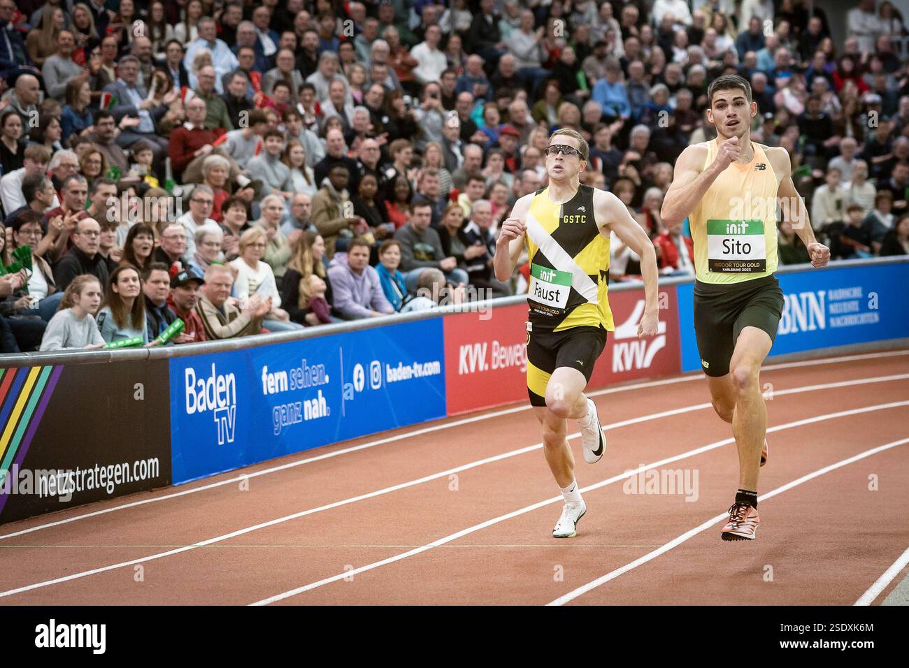 Faust, Brian (USA), Sito, Luca (ITA); init Indoor Meeting Karlsruhe im ...