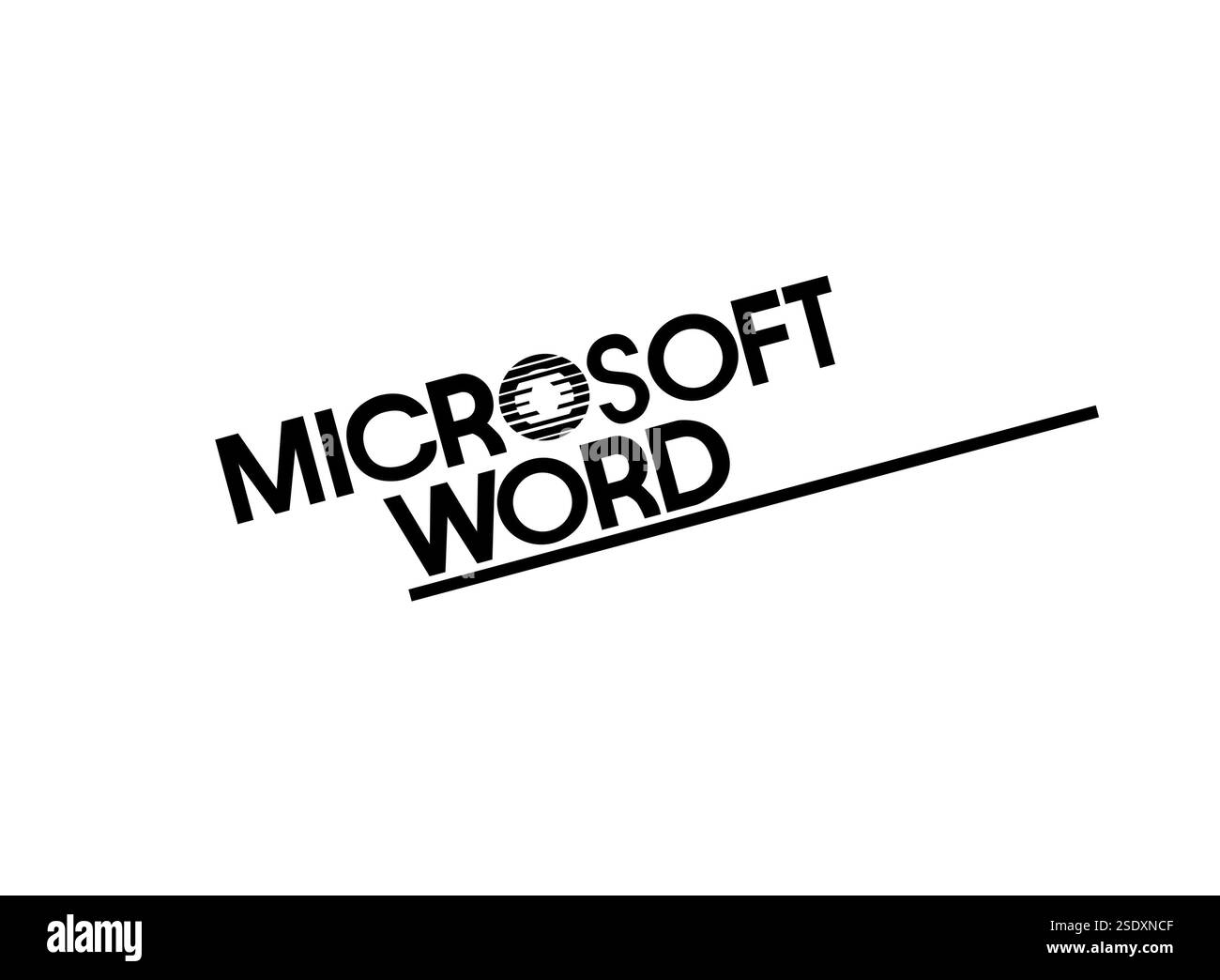 Nach links gedreht, Microsoft Word Logo 1983, Software, Historisches ...