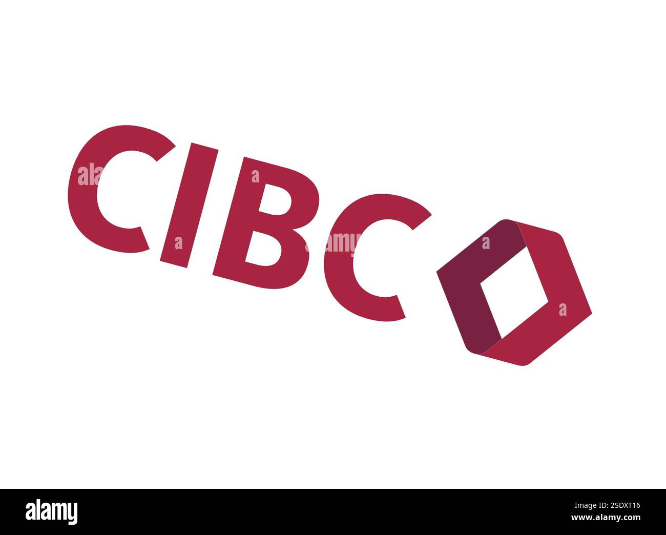 Rotated to right, CIBC Logo, Logo Stock Photo - Alamy