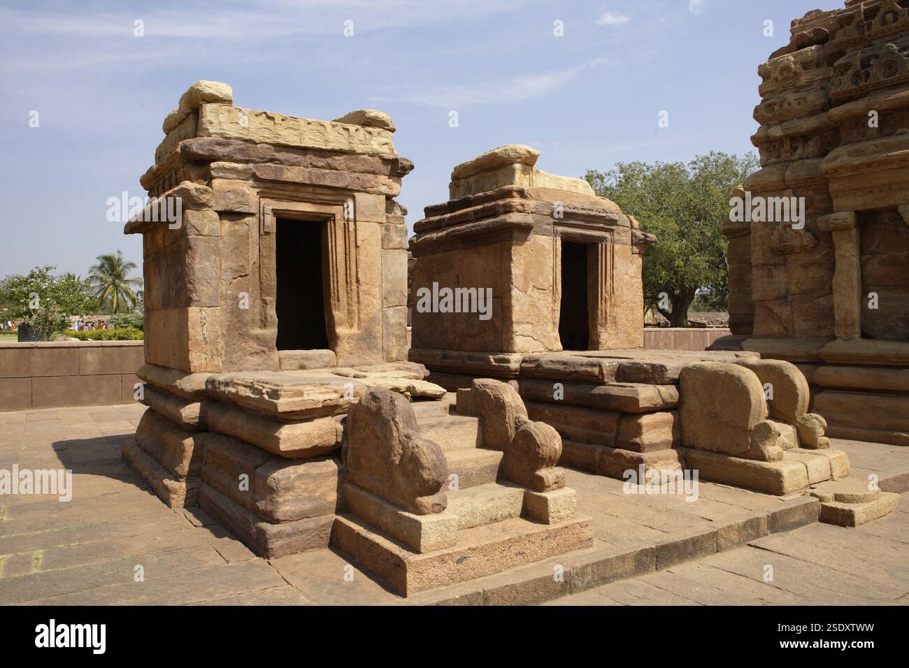 Model structure behind Suryanarayana temple, Aihole, early western ...