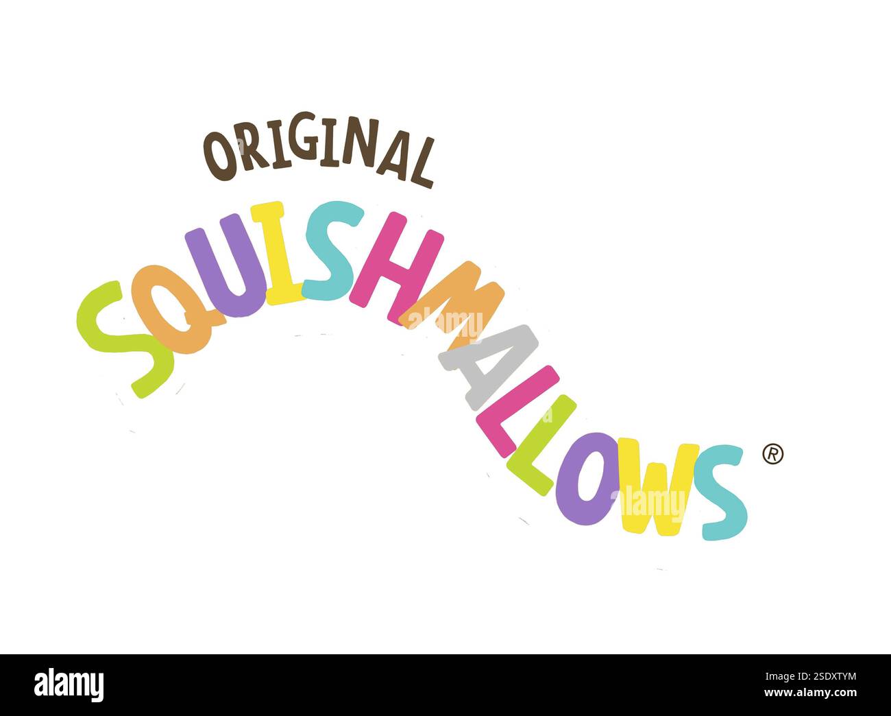Rotated to right, Squishmallows Emblem, Logo Stock Photo - Alamy