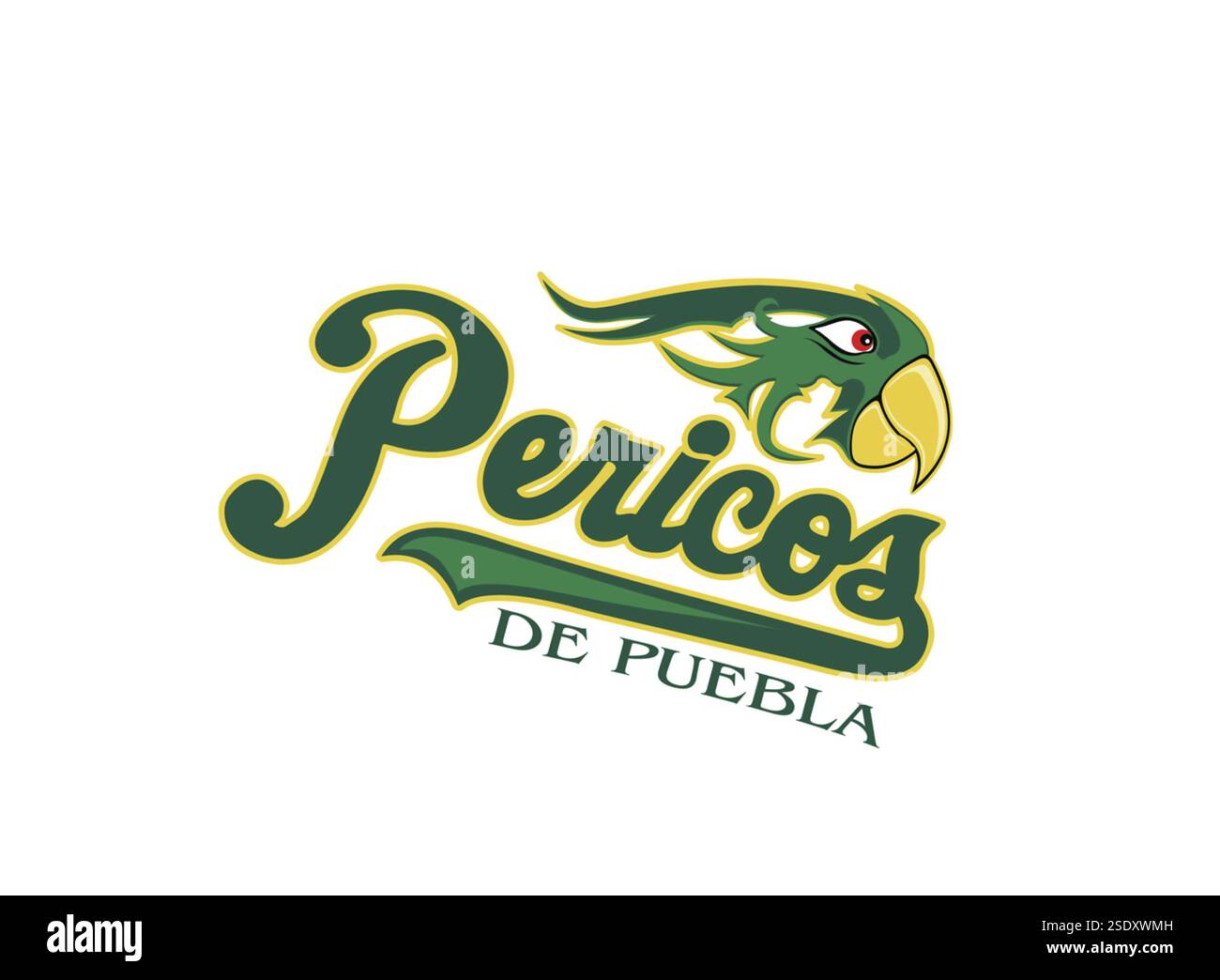 Rotated to right, Puebla Pericos Logo, Baseball, Logo Stock Photo - Alamy