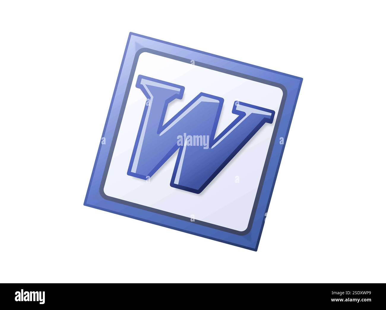 Rotated to right, Microsoft Word Logo 2003, Software, Historic Logo ...