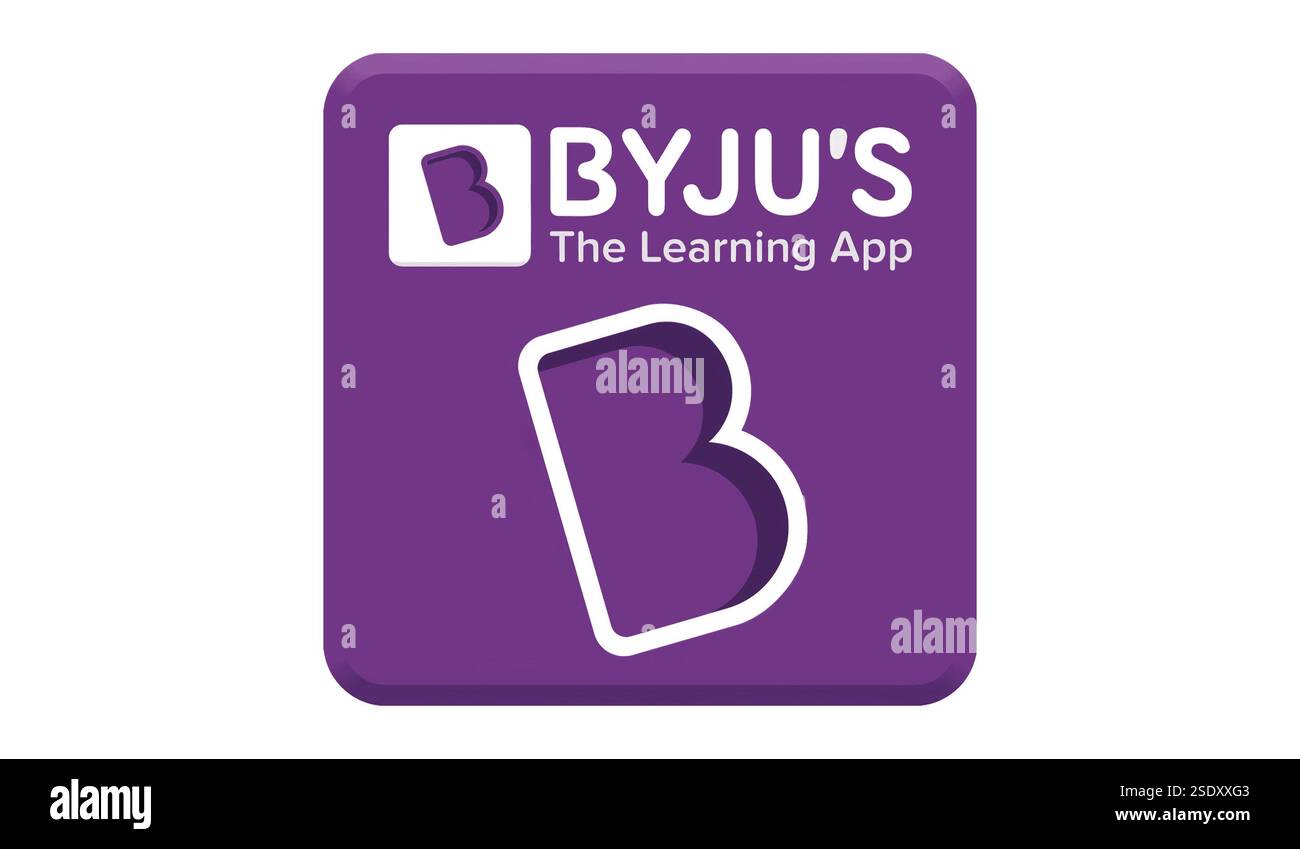 Byjus Logo, Logo Stock Photo - Alamy