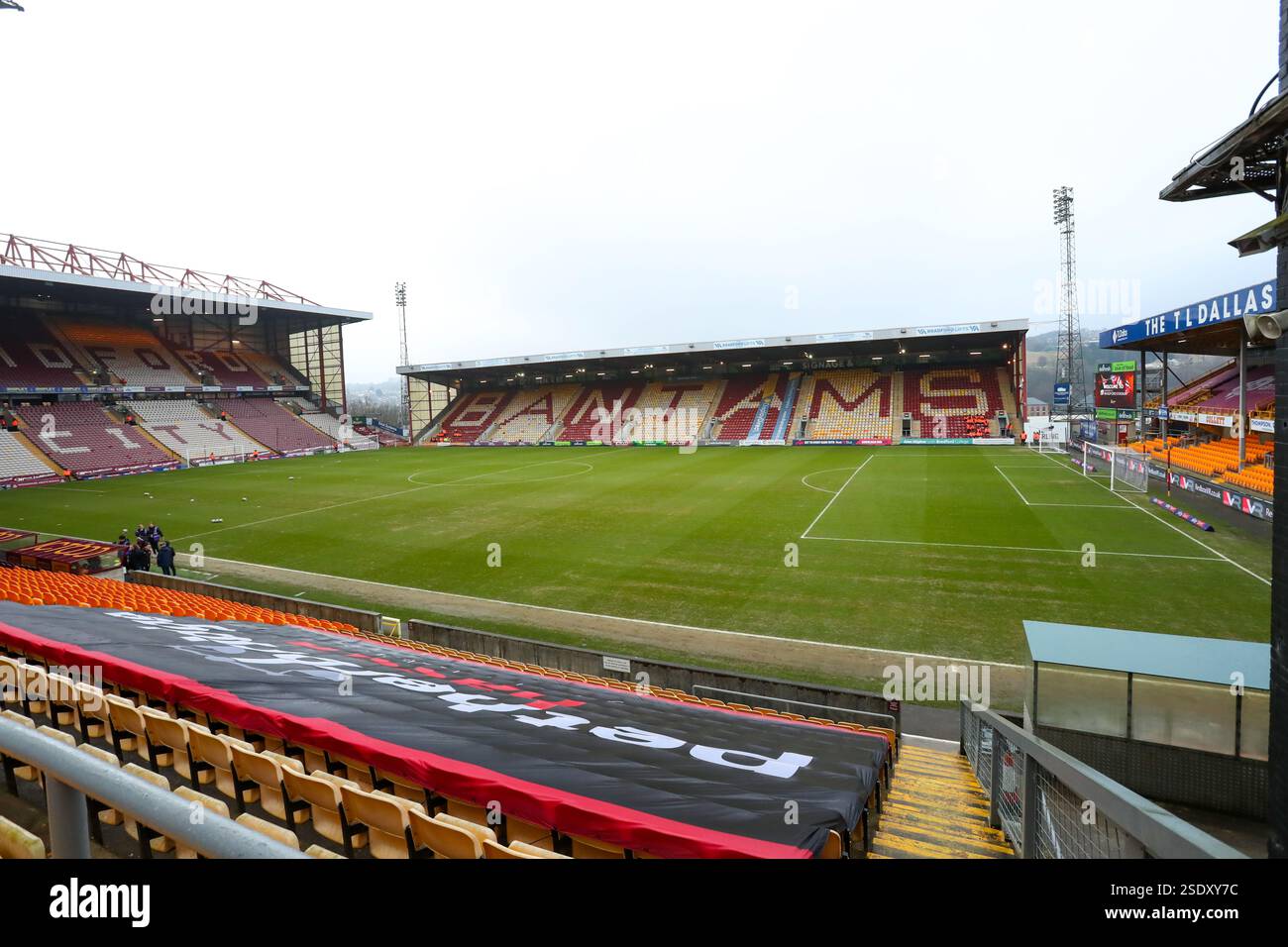 The University of Bradford Stadium, Bradford, England - 8th February ...