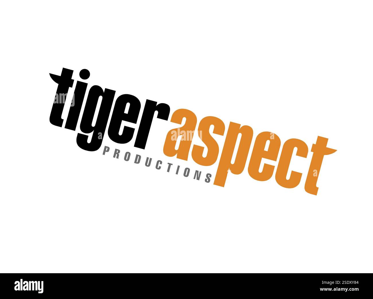 Rotated to right, Tiger Aspect Productions Logo 1999, Mediatv, Old Logo ...