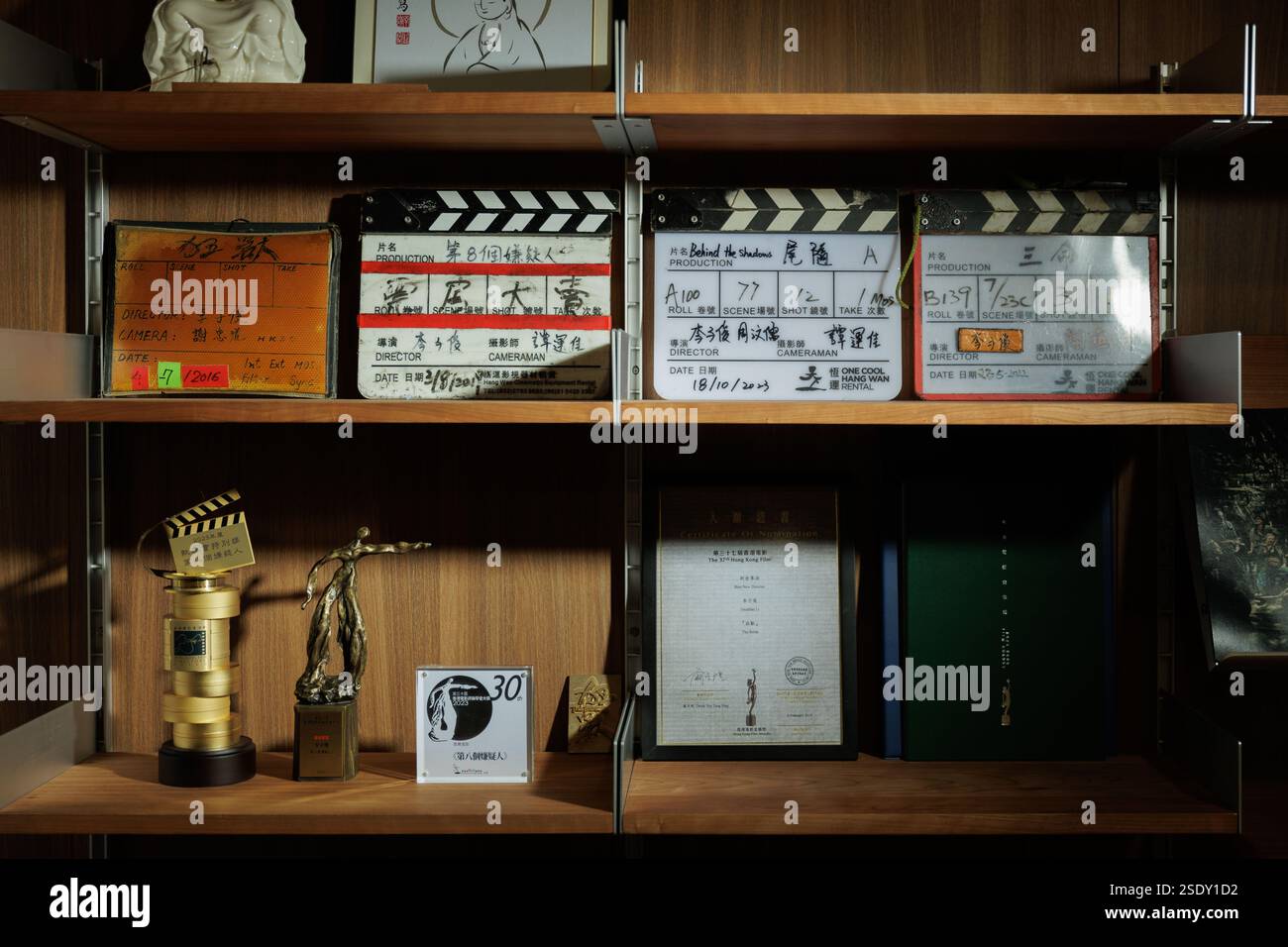 Awards at the studio of Jonathan Li. Jonathan Li Tsz-chun, the Hong ...