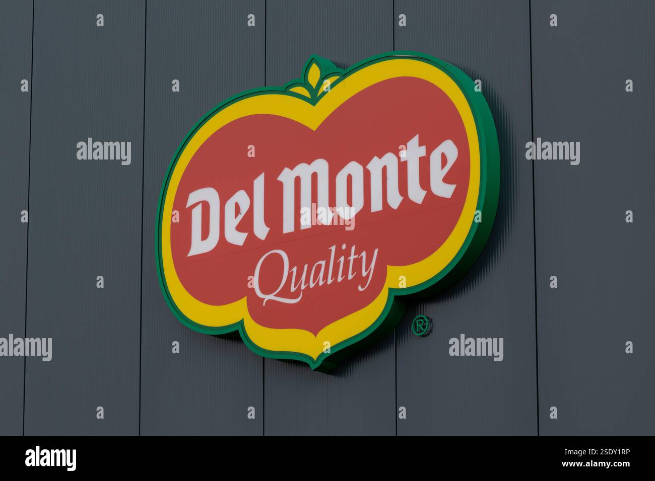 Del monte Quality logo sign. growing the best quality vegetables ...