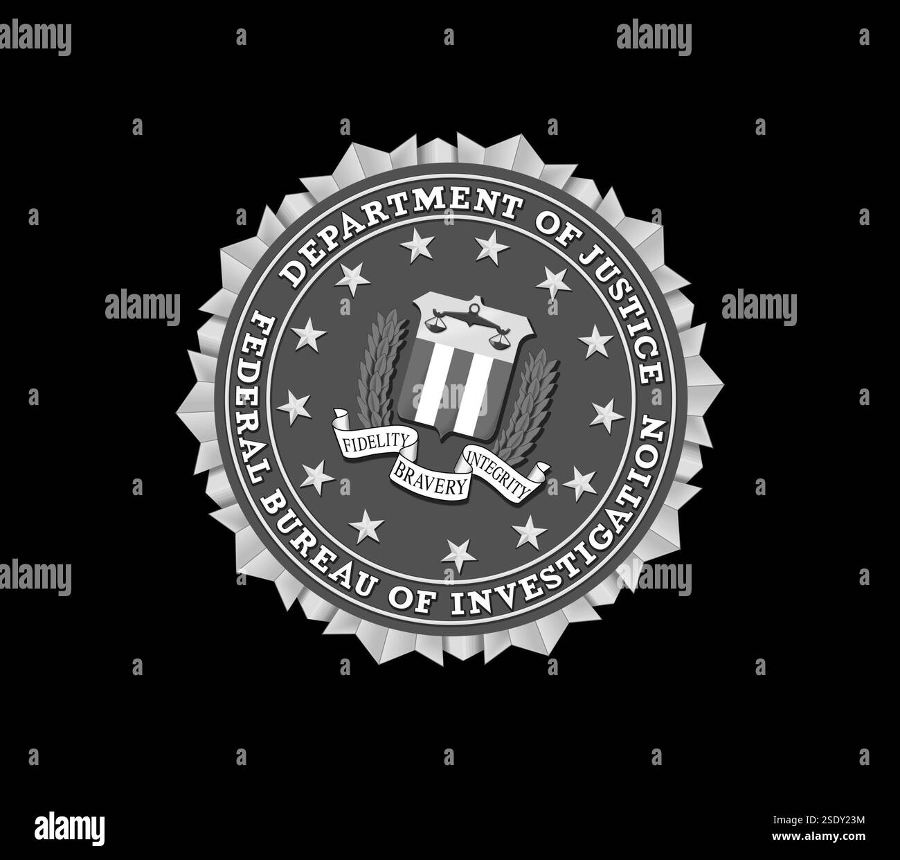 Rotated to right, fbi symbol, Organization, Logo Stock Photo - Alamy