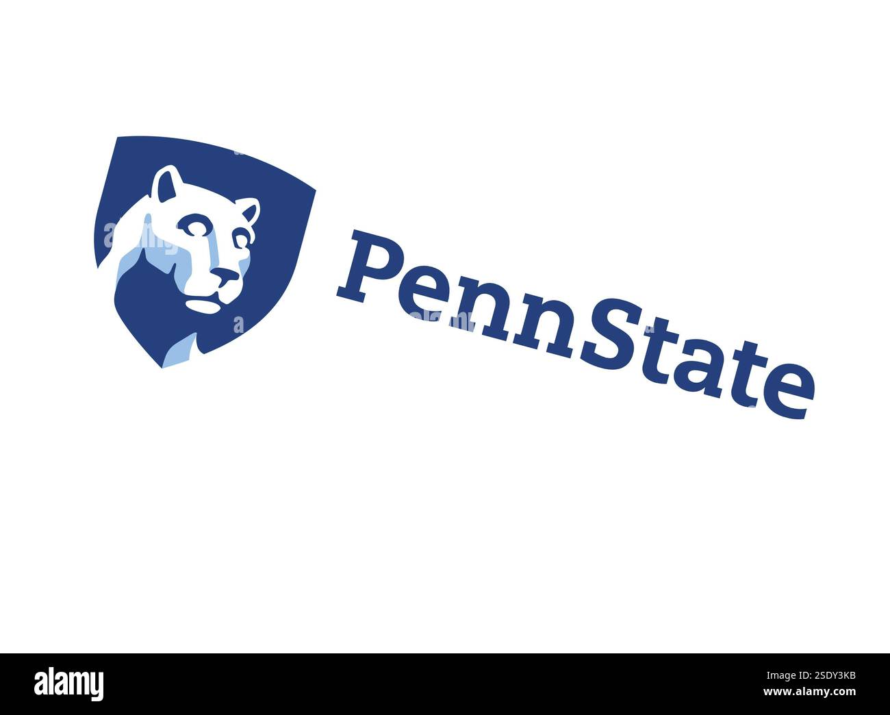 Rotated to right, Pennsylvania State University Logo, Logo Stock Photo ...