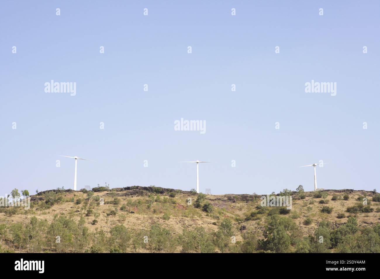Windmill, Karnataka, India, Asia Stock Photo - Alamy